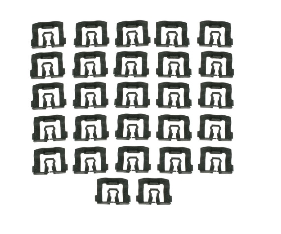 1969 1970 Mustang Fastback Rear Window Molding Clip Kit 27 Pieces | NE ...